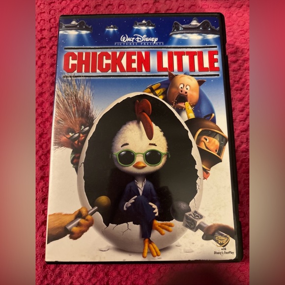 Disney | Media | Disney Chicken Little Dvd With Blue And Red Cover ...
